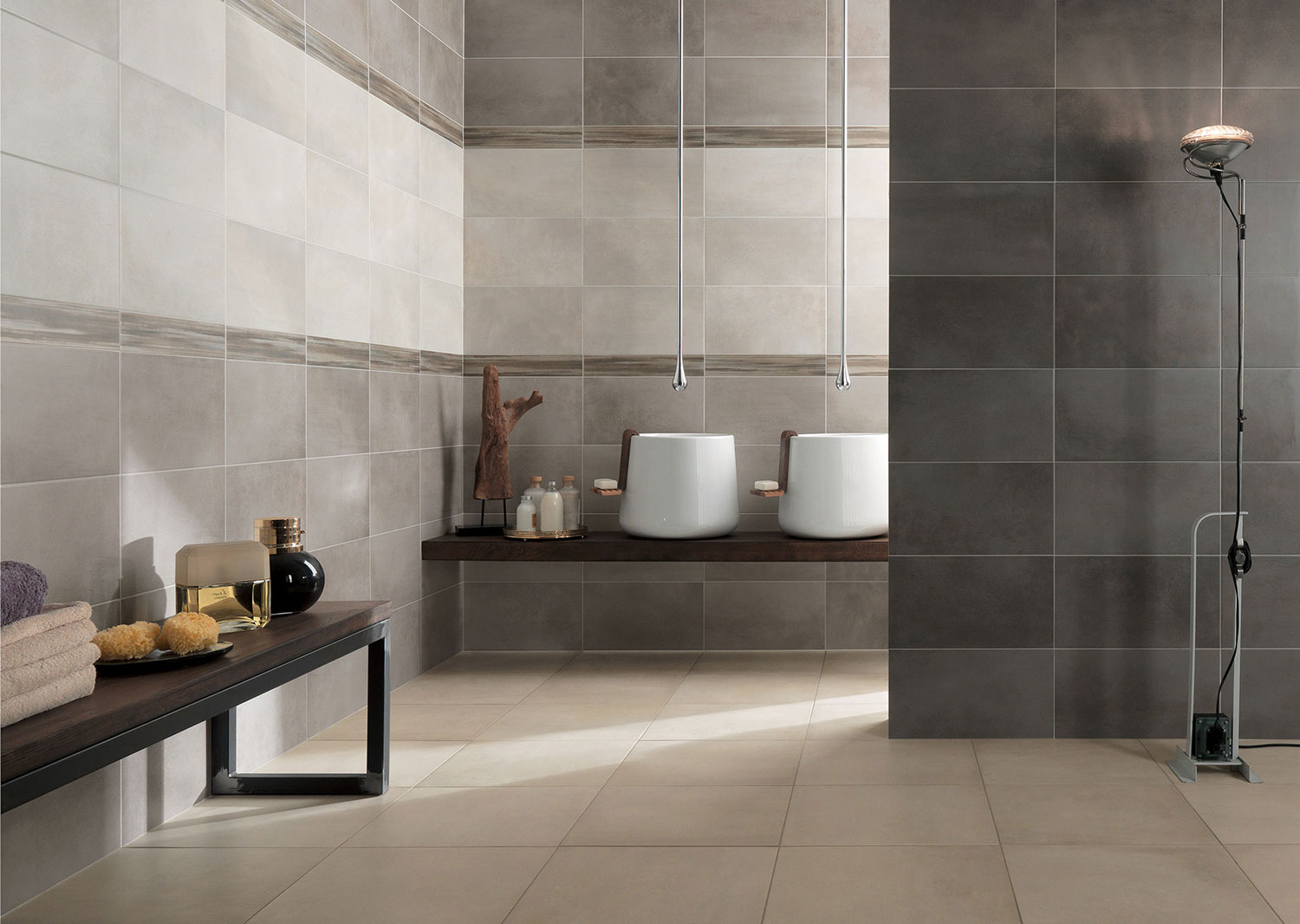 45x45 Toilet Tiles | Novoceram 45x45cm Tiles for Toilet