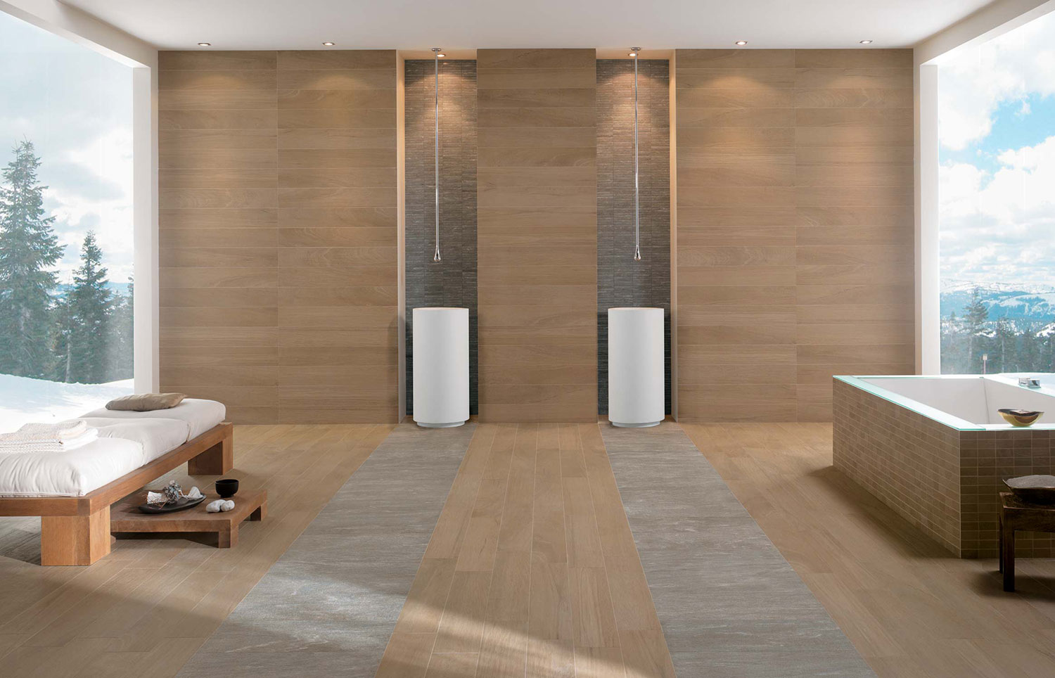 Hotels Tiles that looks like Wood | Wood effect tiles for Hotels