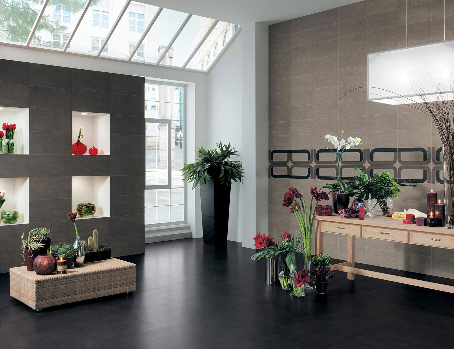 Home Tiles that looks like Modern | Modern effect tiles for Interiors