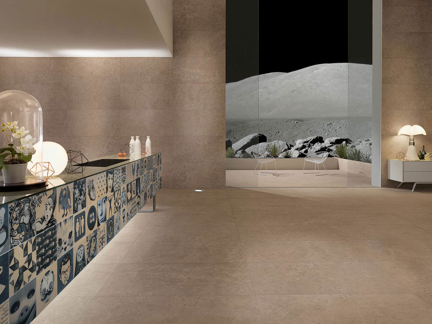 Matt Tiles that looks like Stone | Novoceram Stone effect Matt tiles