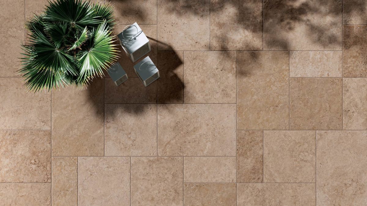 Tiber: Travertine stone effect tiles - Novoceram tiles looks like ...