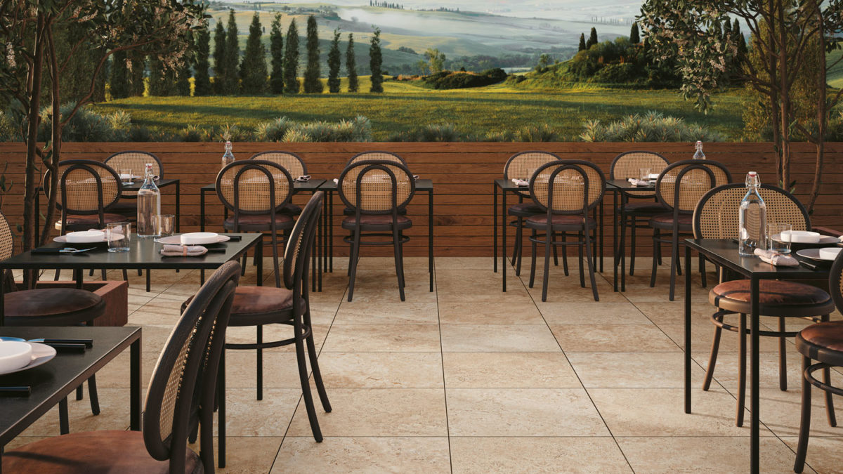 Tiber: Travertine stone effect tiles - Novoceram tiles looks like ...