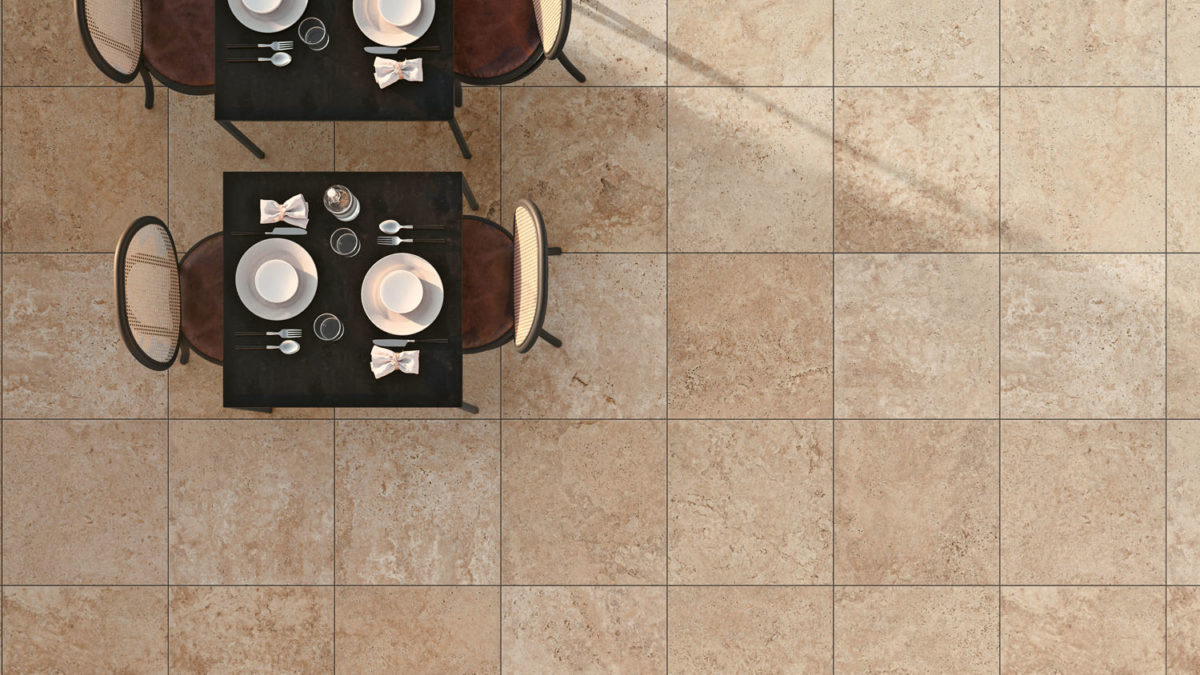 Tiber: Travertine stone effect tiles - Novoceram tiles looks like ...
