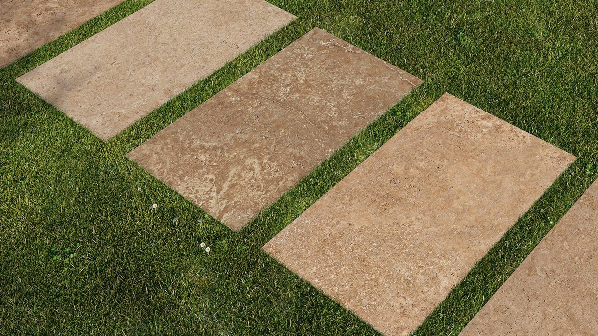 Tiber: Travertine stone effect tiles - Novoceram tiles looks like ...