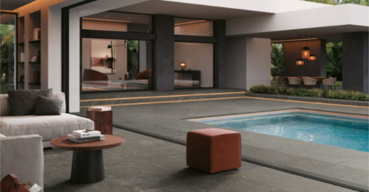 Modern Pool Tiles for a Contemporary Swimming Pool