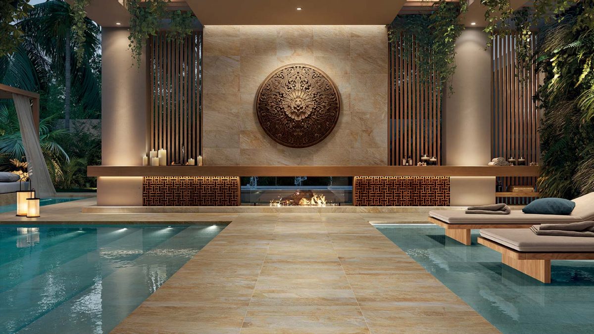 Zephyr, stone look ceramic tiles