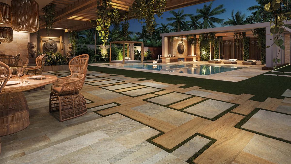 Zephyr, stone look ceramic tiles